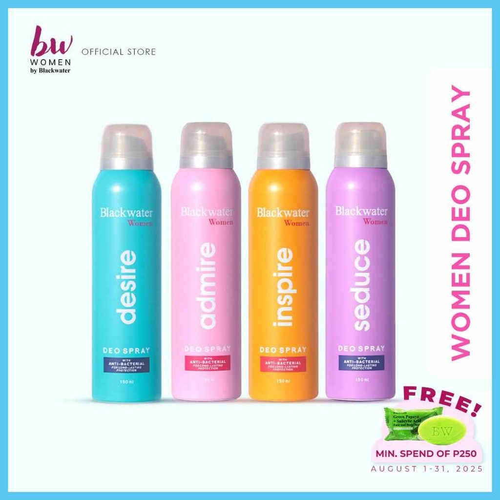 Blackwater Deo Spray for Women 150ml | Shopee Philippines