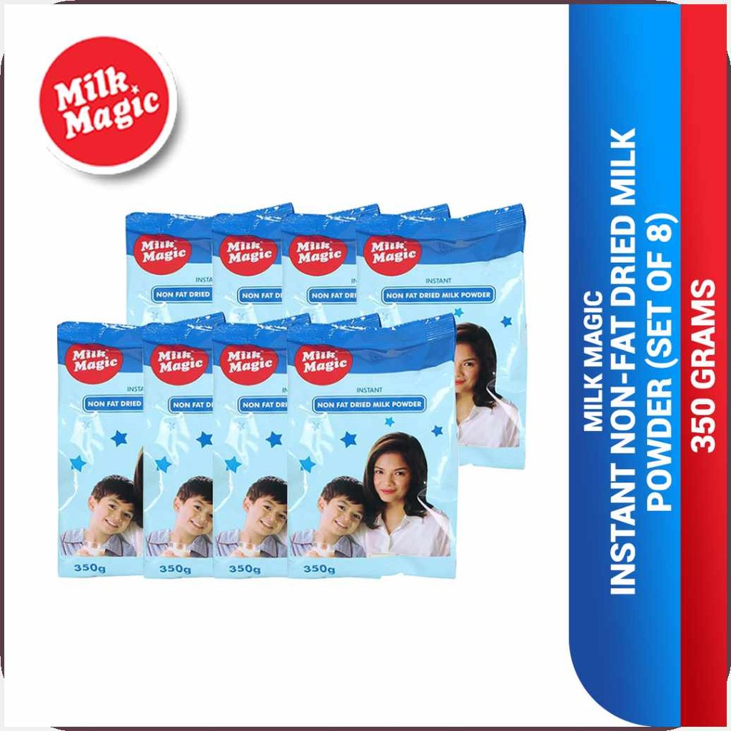 Milk Magic - Instant Non-Fat Dried Milk Powder 350g (Set of 8) - Expiry ...