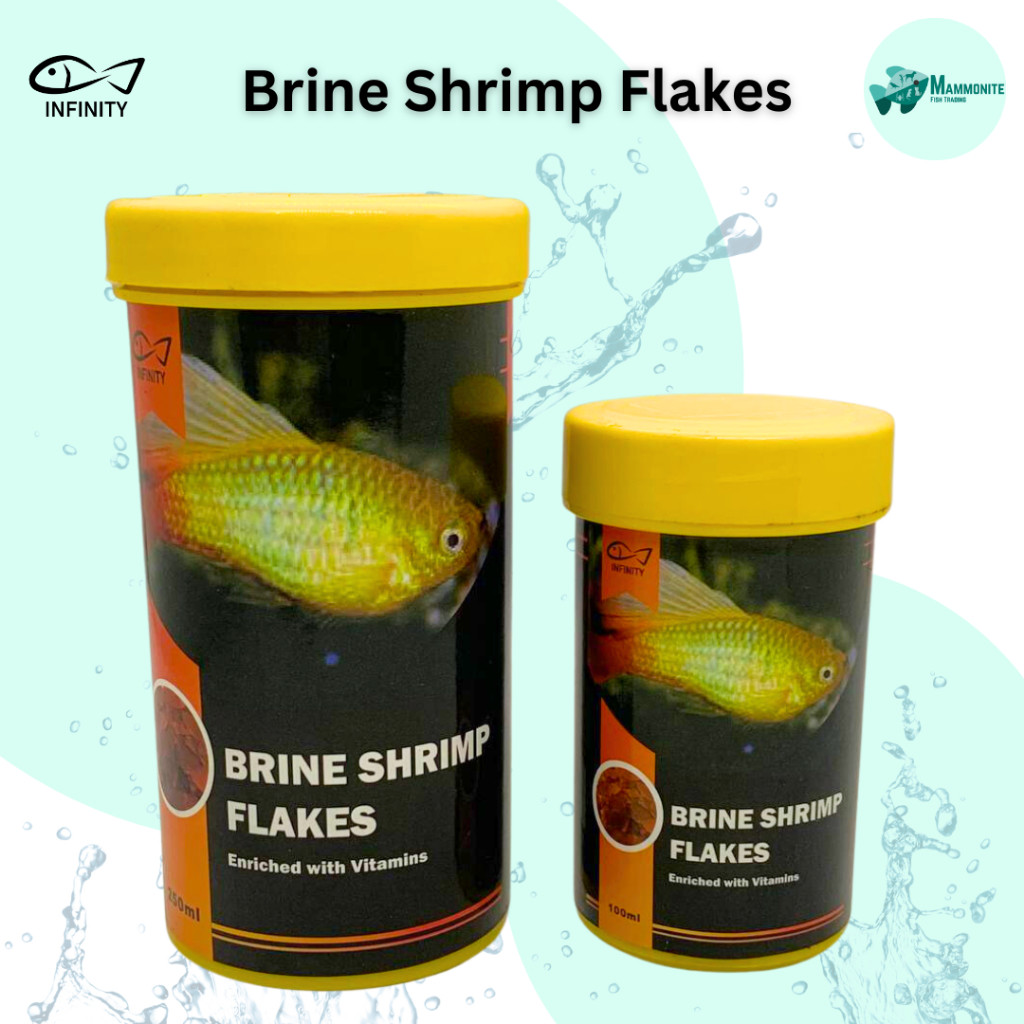 Infinity Brine Shrimp Flake Fish Food for Tropical Fishes | Shopee ...