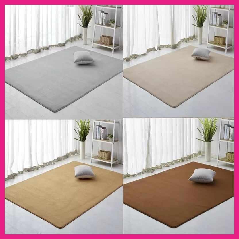 Coral'Y}Fleece~ka:Carpet_t%Thickened_f%Non-Slip_kK%Solid^NG$Color^Ig ...