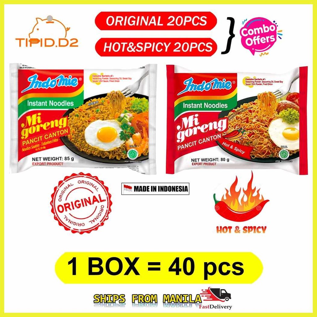 Indomie[hT#Mi:Sk~Goreng*c?Mix*u?Original*j?Dry*f?Noodles*W?85g/pack ...