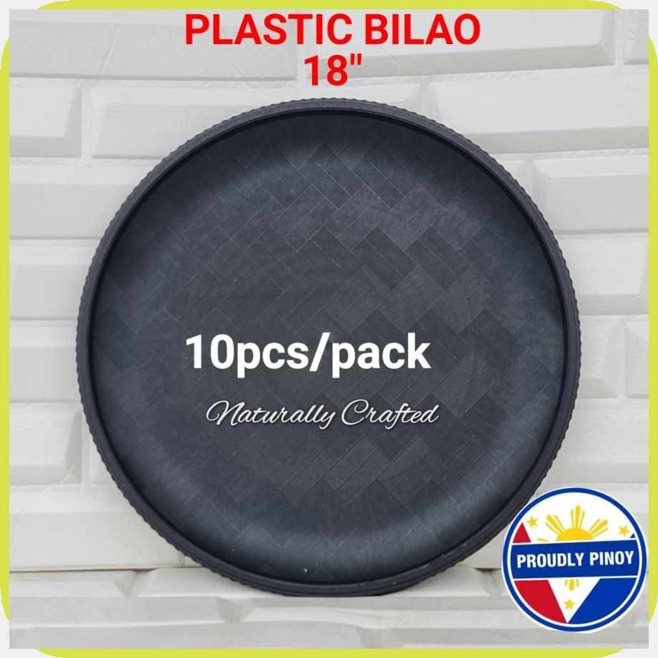 10^q@PCS|D|18|P(|p(INCHES}d)PLASTIC}a)BILAO}J)FOOD}u)GRADE SUSHI TRAY ...