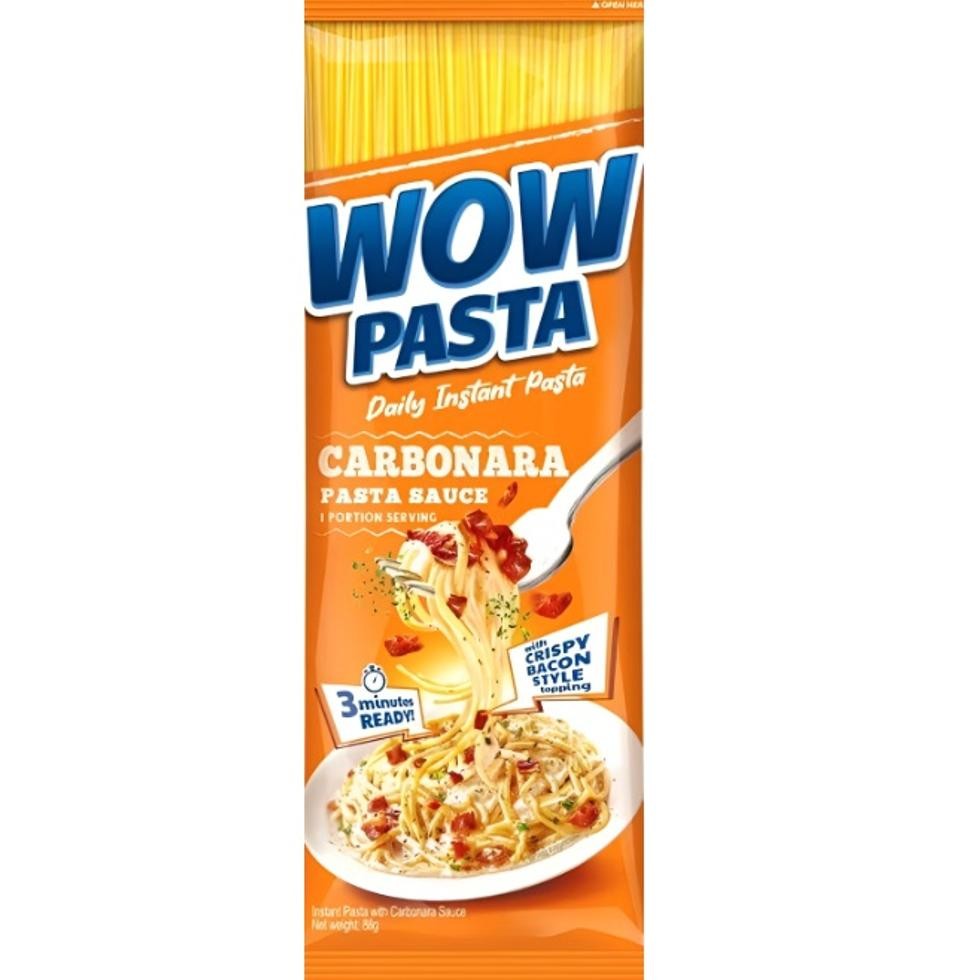 Wow Pasta Daily Instant Pasta Carbonara Pasta Sauce With Crispy Bacon ...