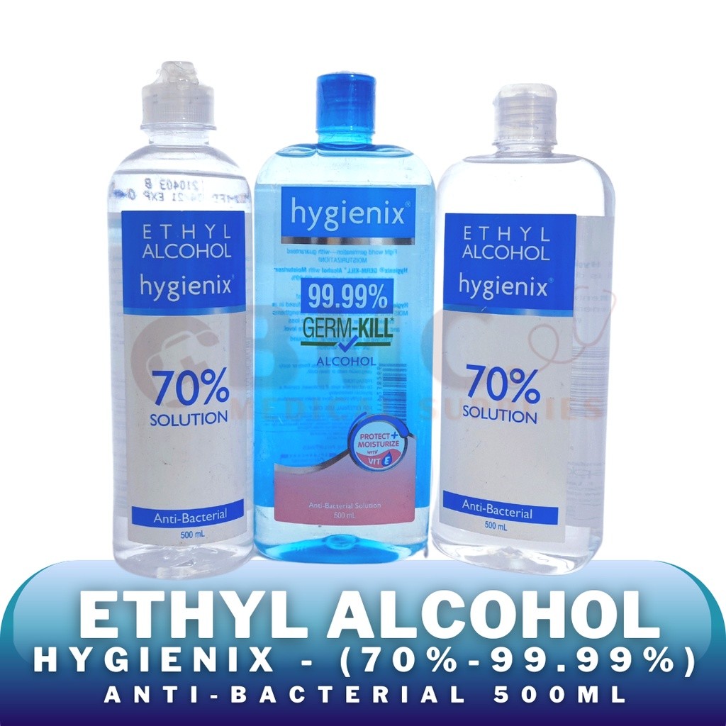 Hygienix Alcohol Germ Kill W/Moisturizer | Ethyl Alcohol (Anti ...
