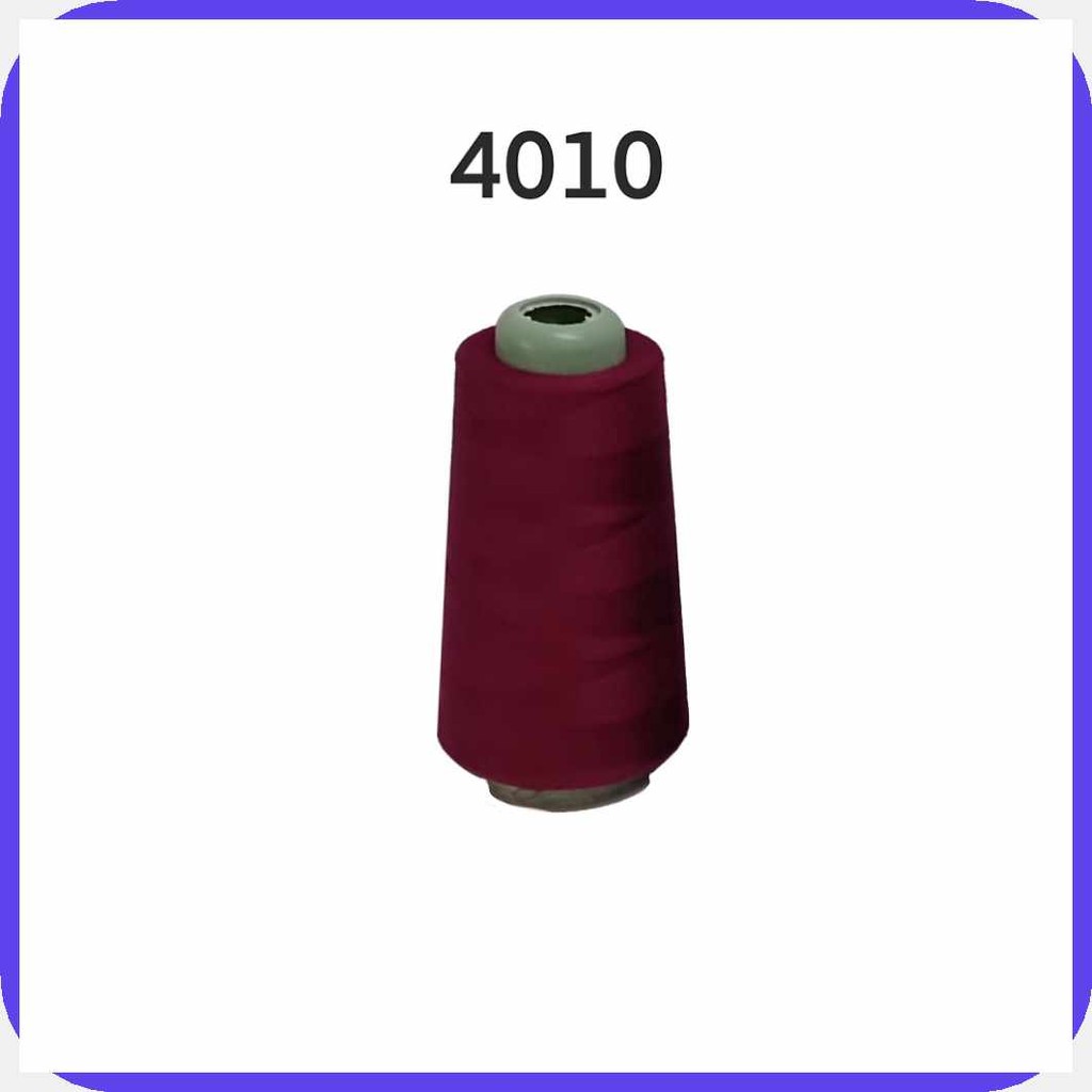 5pcs MAROON 100% Spun Polyester Sewing Thread TKT-120 100GRAMS | Shopee ...