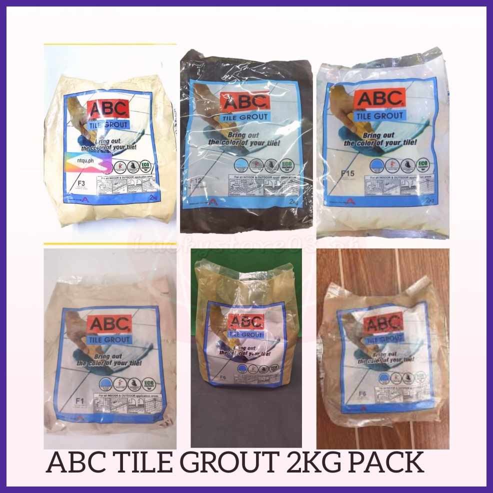 ABC Tile Grout 2kg/pack (Available in different colors) | Shopee ...
