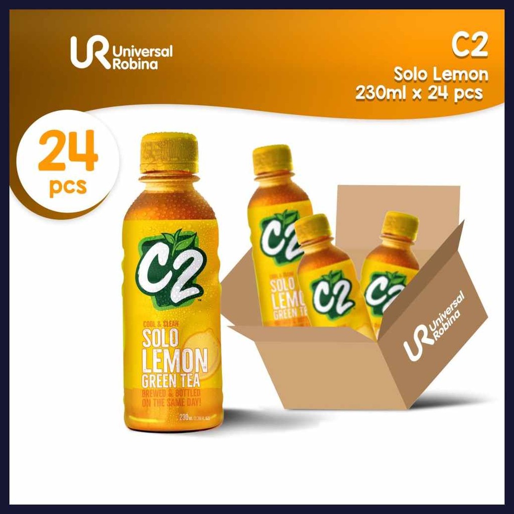 24 x C2 Solo Lemon Green Tea (230ml) | Shopee Philippines