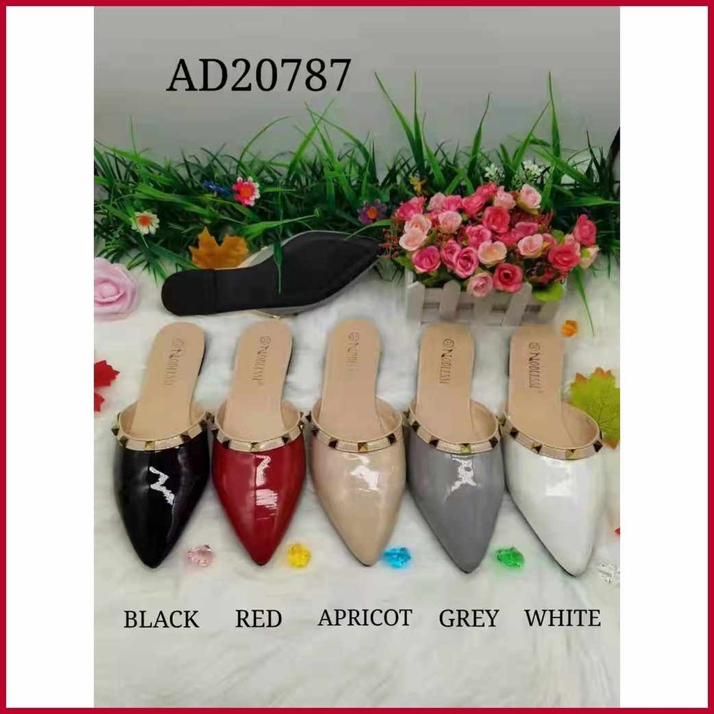 Patent:ZD|leather^bT{bright[h,leather!S,flat!S,half-drag!z,women's!u ...
