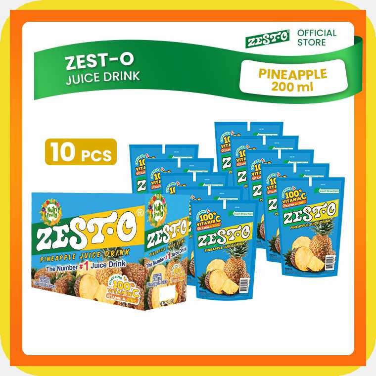 Zest-O}mc@Juice&ok#Drink(yJ|Pineapple>oX}(10>Nb}x>sa}200ml) | Shopee ...