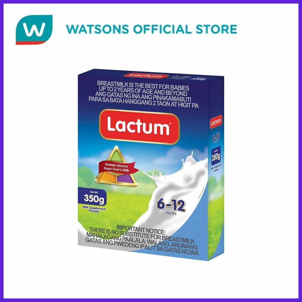 LACTUM Milk Supplement Powder for 6-12 Months Old 350G | Shopee Philippines