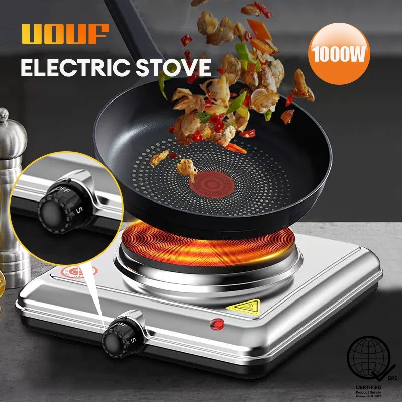 Portable Electric Stove Single /Double Hot Plate Electric Cooking Stove ...