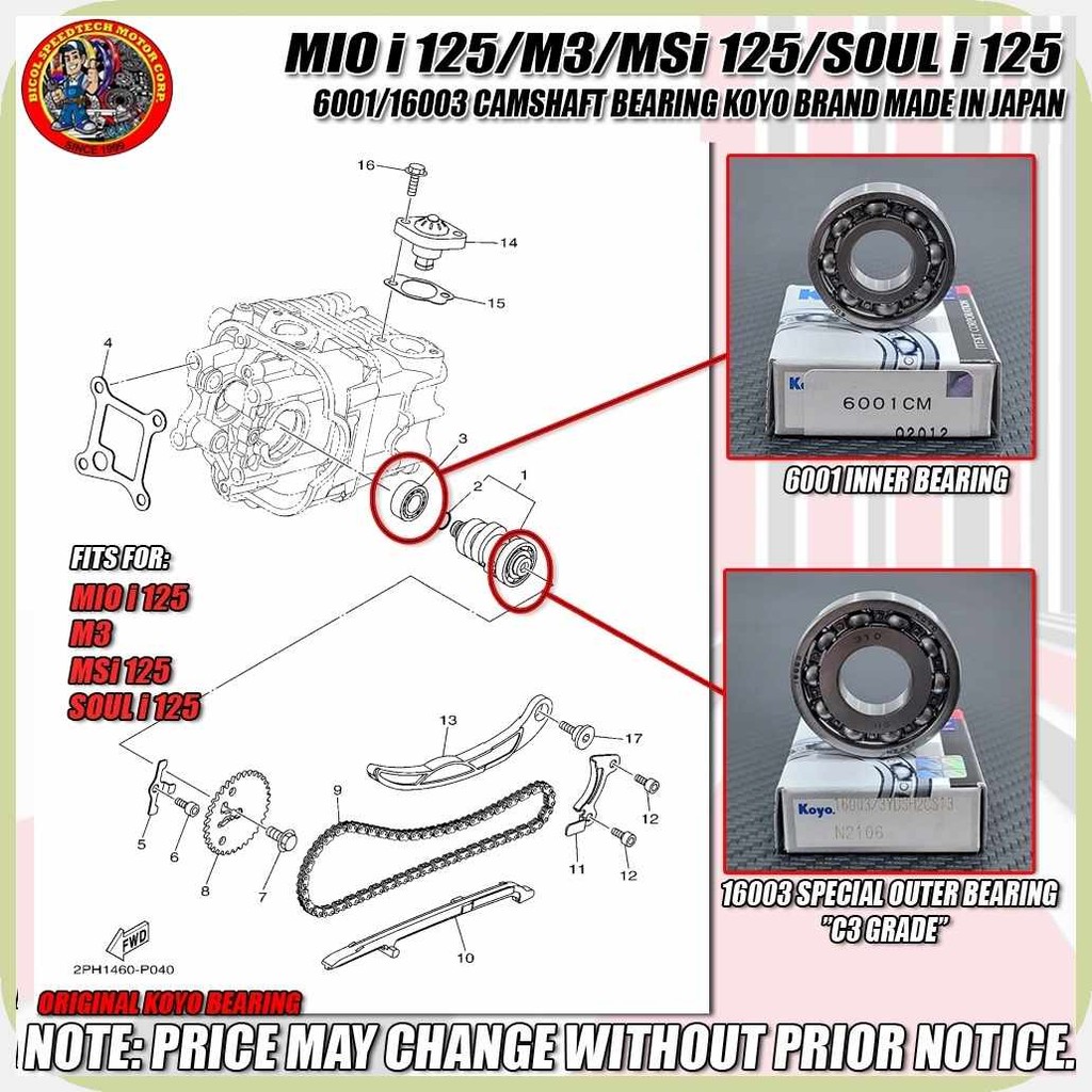MIO=VM)i)BG+125/M3/MSi;e&125/SOUL`a&i`H&125`D&6001/16003`u&CAMSHAFT`a ...
