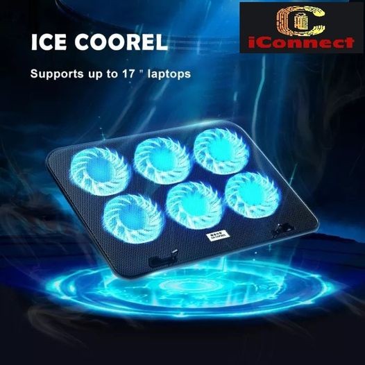 A9 ICE COOREL Laptop Cooling Pad for Laptop 12-15.6 Inch, Laptop Cooler ...