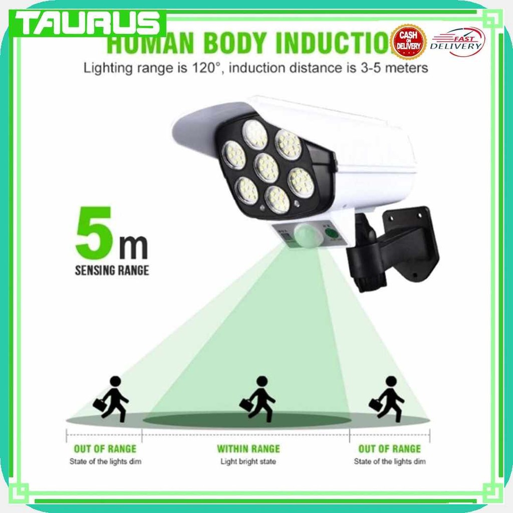 Solar,NLight=Pe:Motion@BC+Sensor sm+vd+MZ+Ak+UR+Security Dummy Camera ...