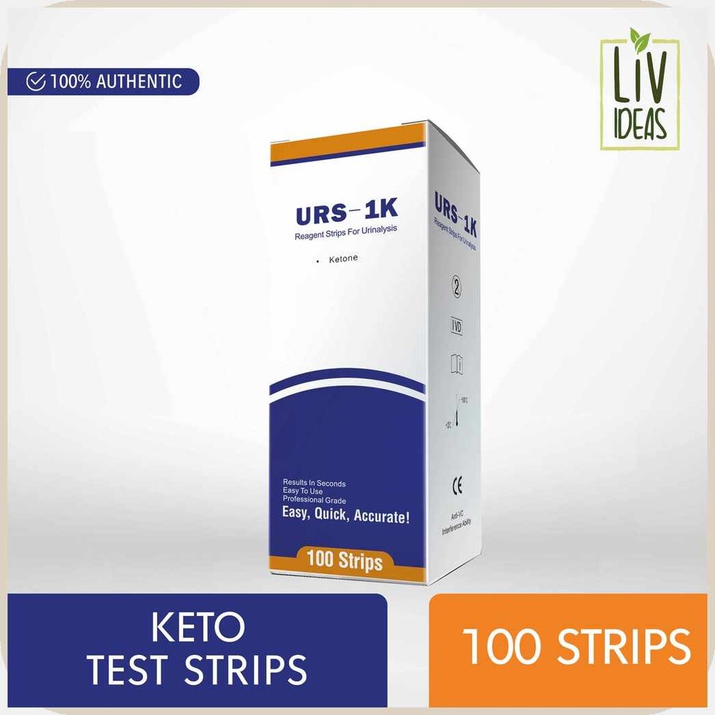 Ketone=IG&Test]d_Strips@qm+- sa+ey+as+JP+oU+100 Strips (For Keto ...