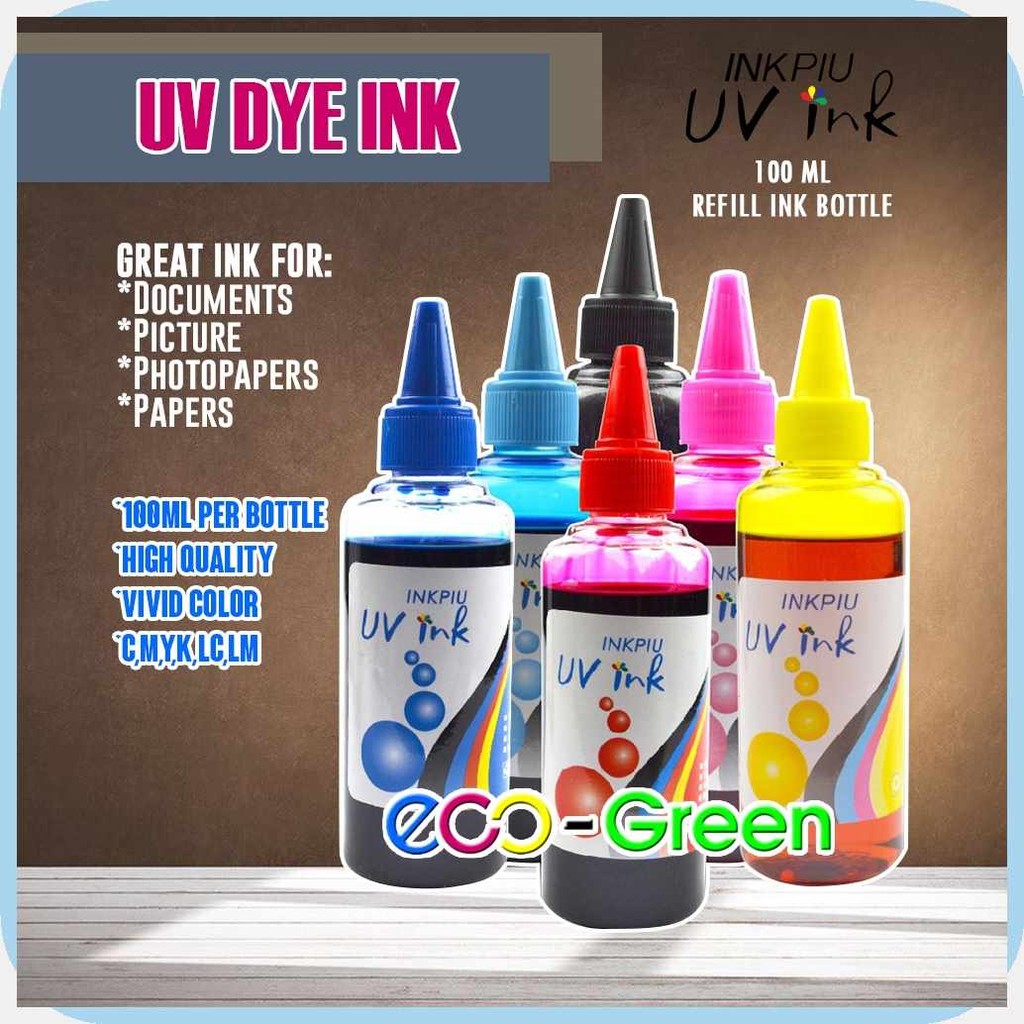 Refill Ink uv dye ink 100ml for Continuous ink printer ciss printer ...