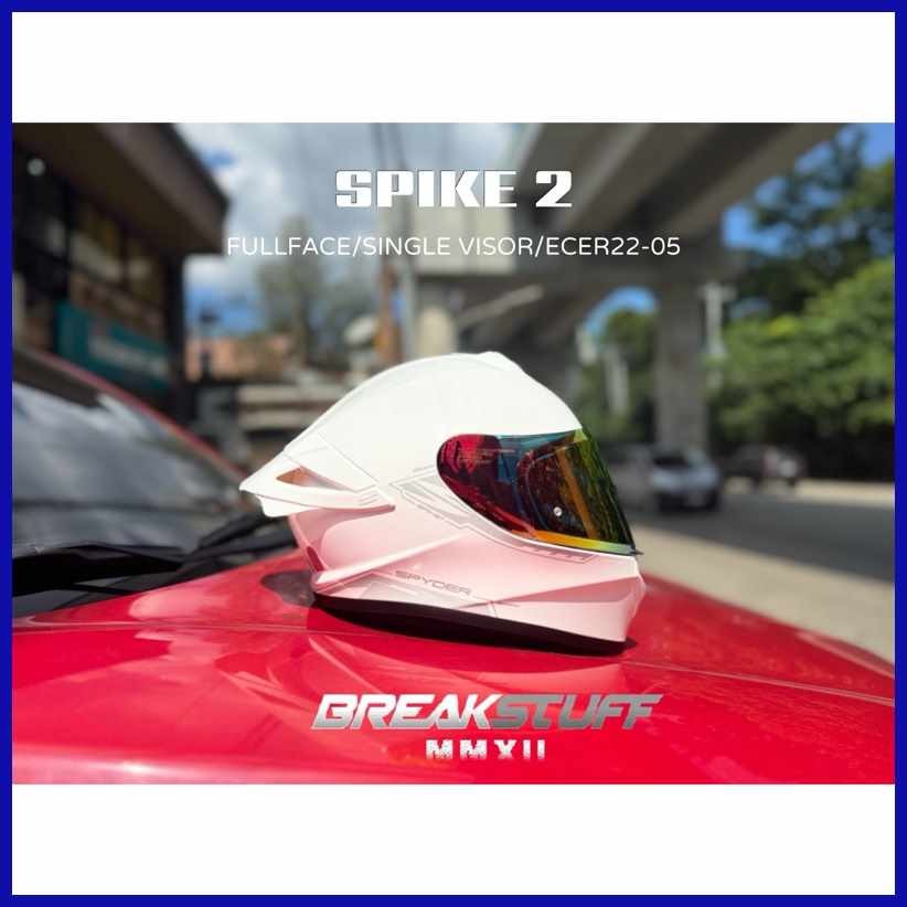 Spyder}M;Spike:av=2S-V2v-FullfaceC-helmetu-+I-FREEe-Clear lens | Shopee ...