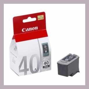 CANON'JX#PG-40]t`Black+i@j@ink+K@cartridge+P@(+rE@SEALED+Ab@BUT N BOX ...