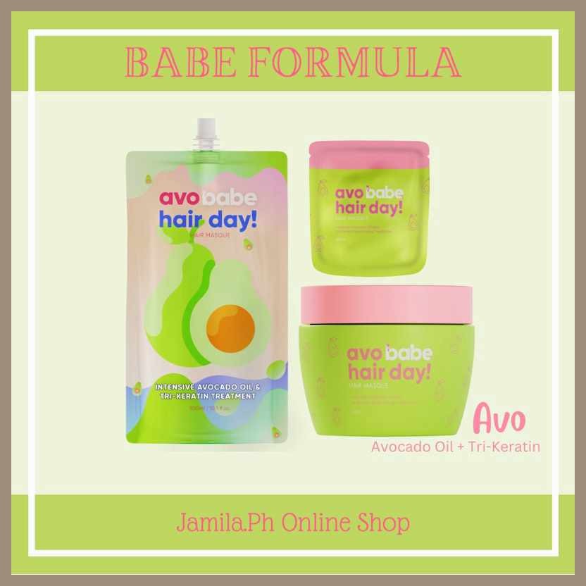 BABE FORMULA Avo Babe Hair Day Hair Masque - Tub/Jar and Refill Pack ...