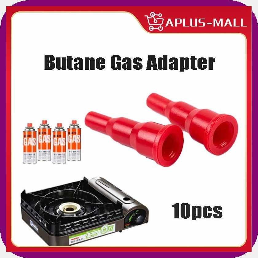 10Pcs Reusable Lighter Fill Butane Gas Adapter Inflatable Head | Shopee ...