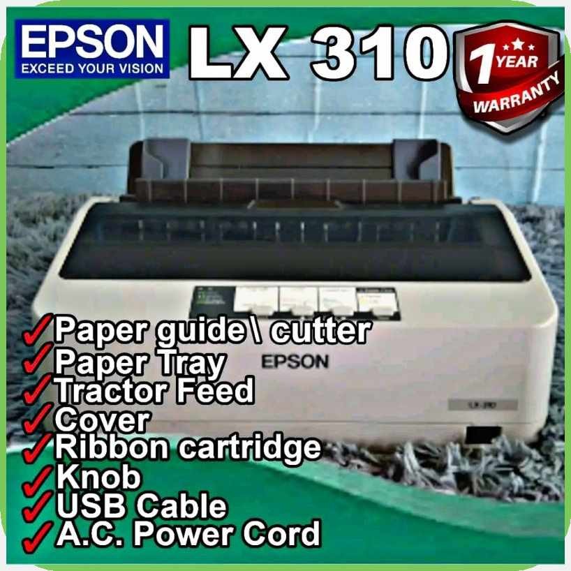 REFURBISHED EPSON LX310 DOT MATRIX PRINTER USED (WITH FREE BRAND NEW ...