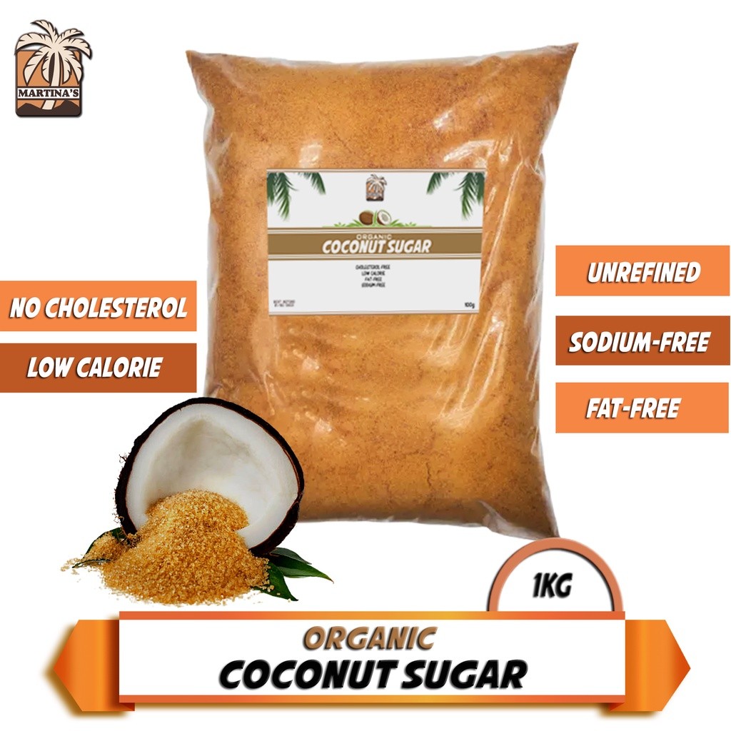 Organic Coconut Sugar - Coco Sugar - Martina's Natural Sweetener, Sugar ...