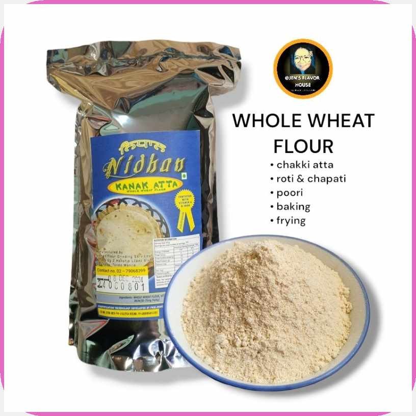 Whole~h^Wheat{T)flour/Chakki$zW^atta/vC^1kg | Shopee Philippines