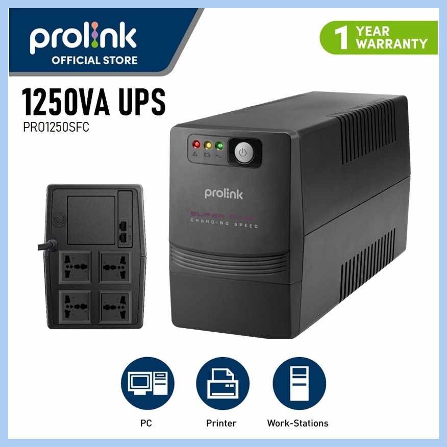 Prolink>S?PRO1250SFC%u#750W-1250VA(Y|UPS=e|with=g|AVR=t|6=o|Universal ...