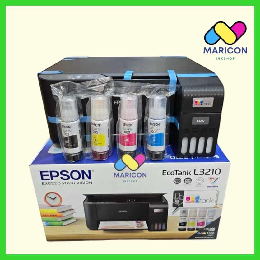 Brandnew printer L3210 3in1 w/ Orig ink or pigment ink | Shopee Philippines