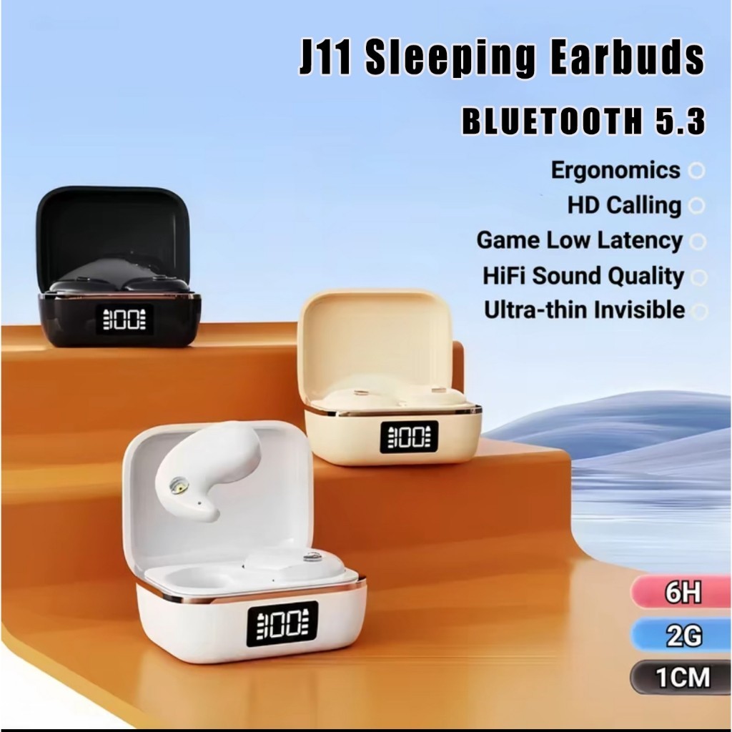 X55 PRO Wireless Bluetooth Earphones Sleeping Earbuds Hifi Stereo Sound ...