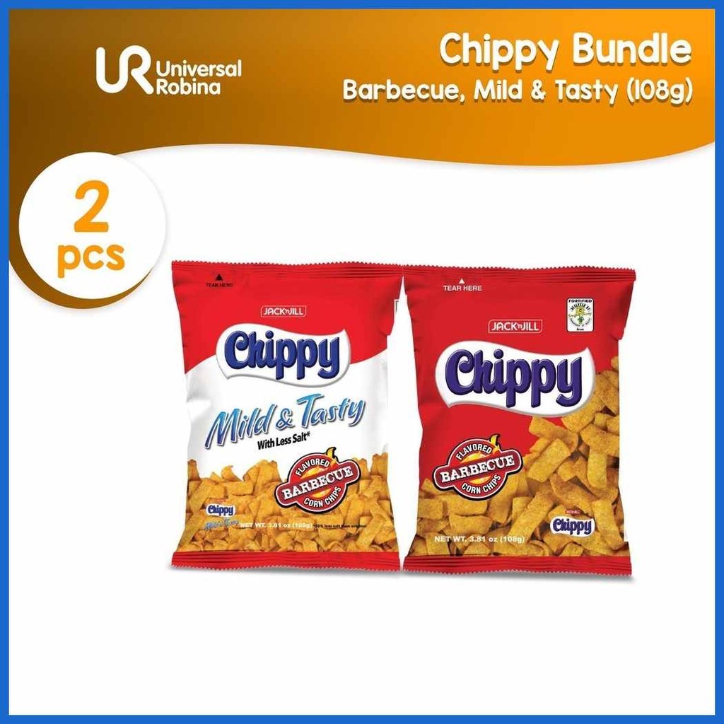 Chippy Barbecue Flavored Corn Chips 108g and Chippy Mild & Tasty ...
