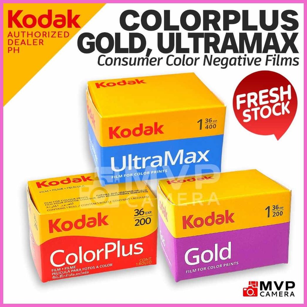 KODAK Colorplus 200 Gold 200 Ultramax 400 135 35mm Color Negative Film ...