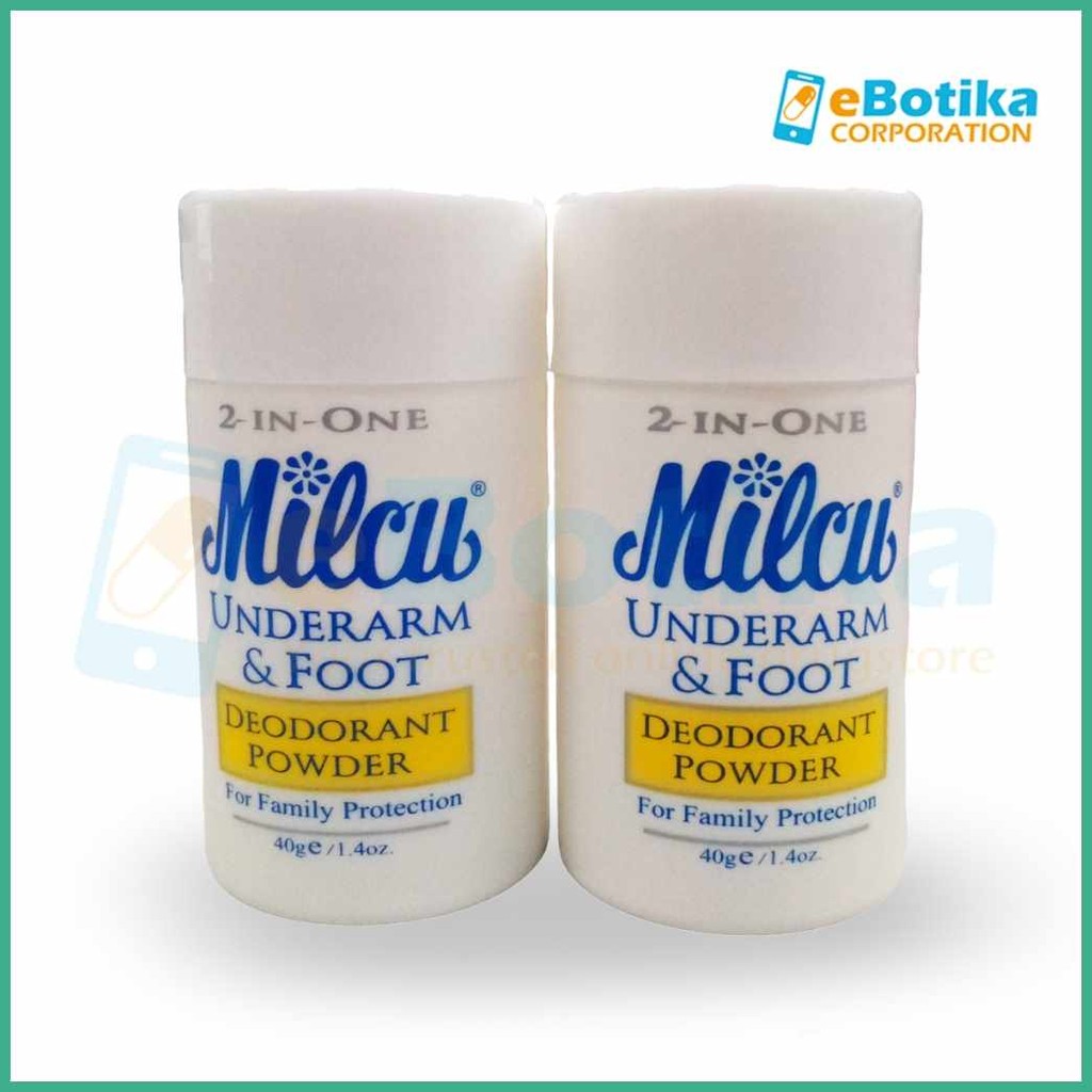 Milcu%A;Deodorant,QR*Powder/De$40g^aC$(2pcs) | Shopee Philippines