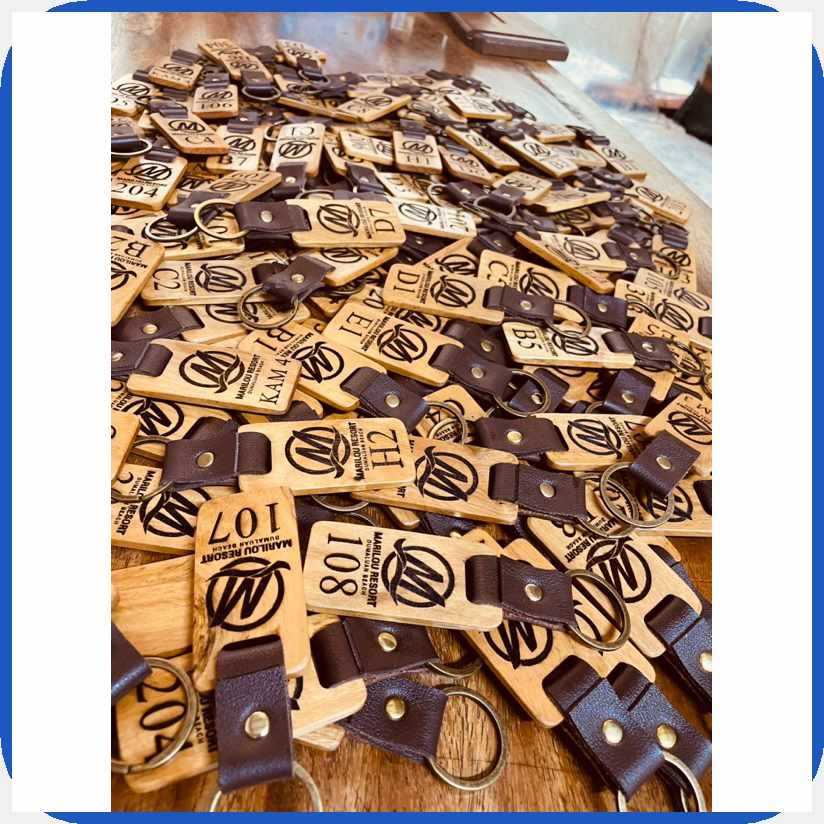 PersonalizedKg?Wooden{J~Keychains | Shopee Philippines