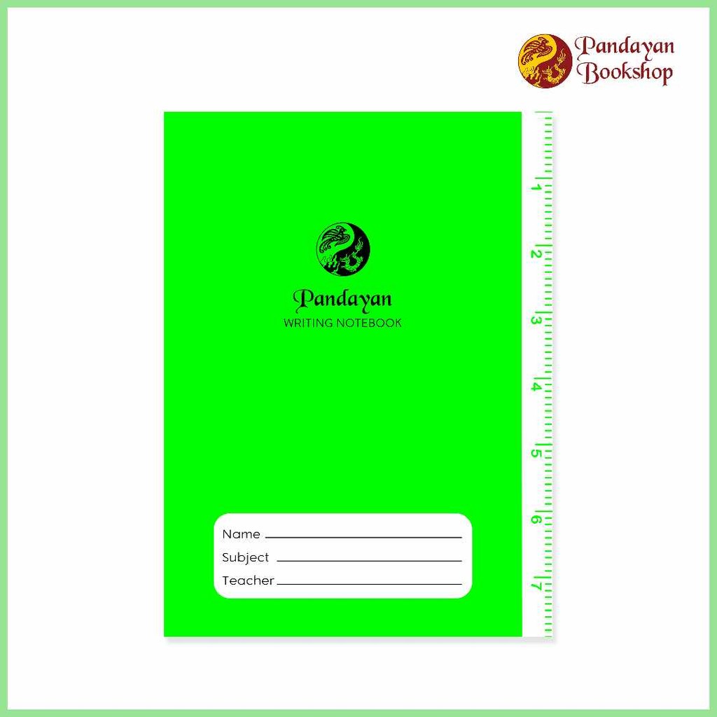 Pandayan Writing Notebook (Green, 80 Leaves, With Cover) | Shopee ...