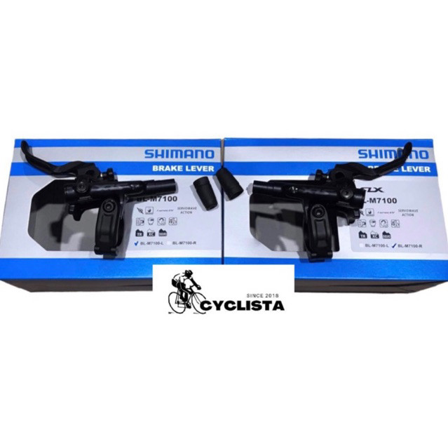 SHIMANO SLX BL-M7100 Right & Left Hydraulic Disc Brake Lever (I-Spec EV ...