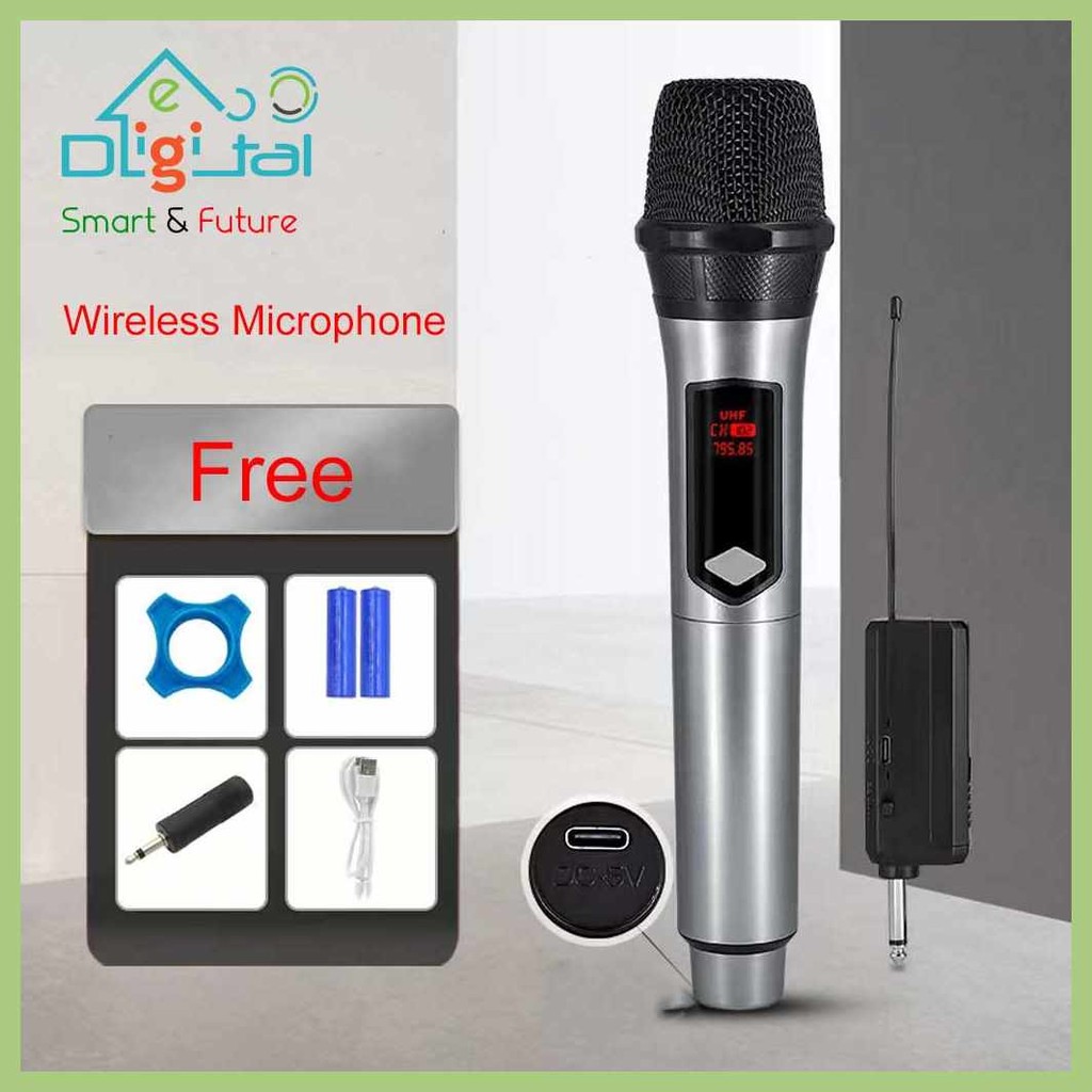 Wireless-cC*Microphone,+V`UHF&Cordless&Handheld&Mic'nt
