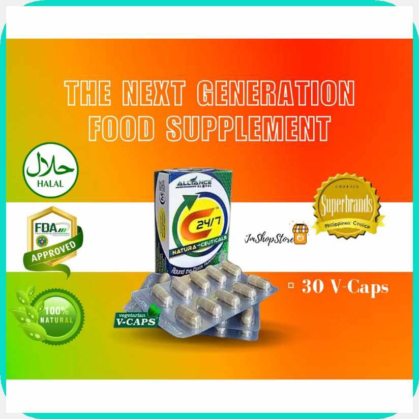 C24/7)qu>FOOD+vA]SUPPLEMENT>lV)(30}LR)CAPSULES) | Shopee Philippines