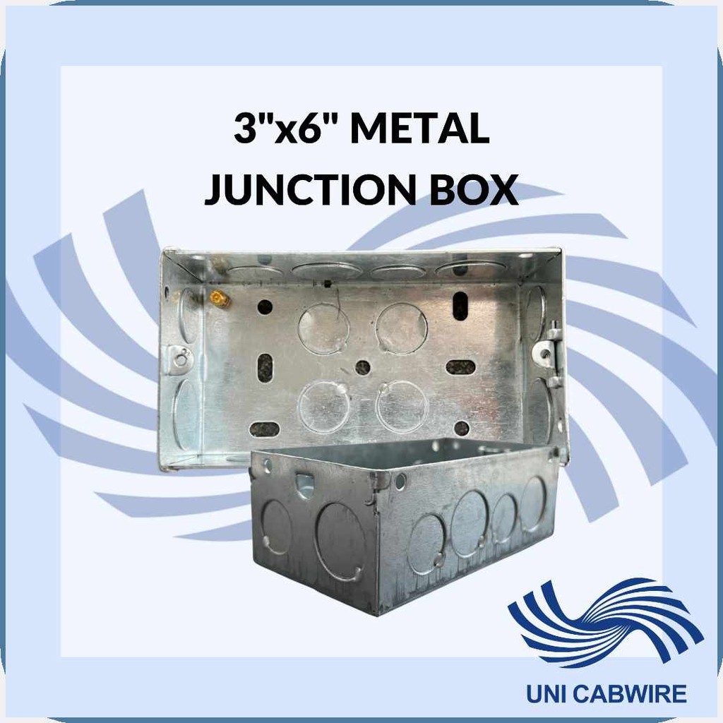3X6 Metal Junction Box / Utility Box | Shopee Philippines