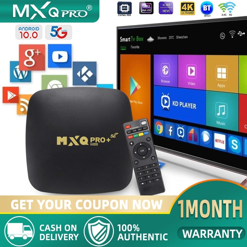 mxq pro tv box 4k 5g 4gb 64gb MXQ PRO+ android smart tv box for tv ...