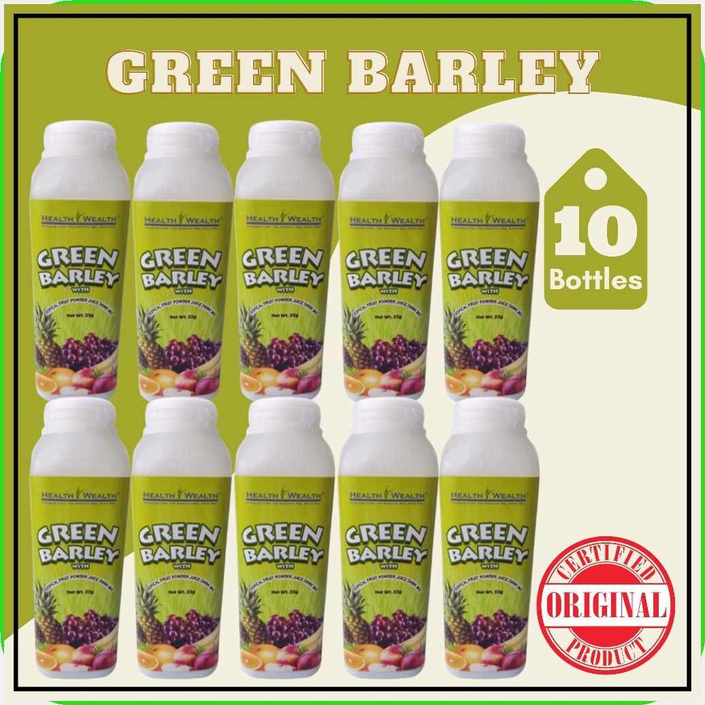 [10~n$bottles];bG&Original&Green&Barley&with&Tropical&Fruit&Powder ...