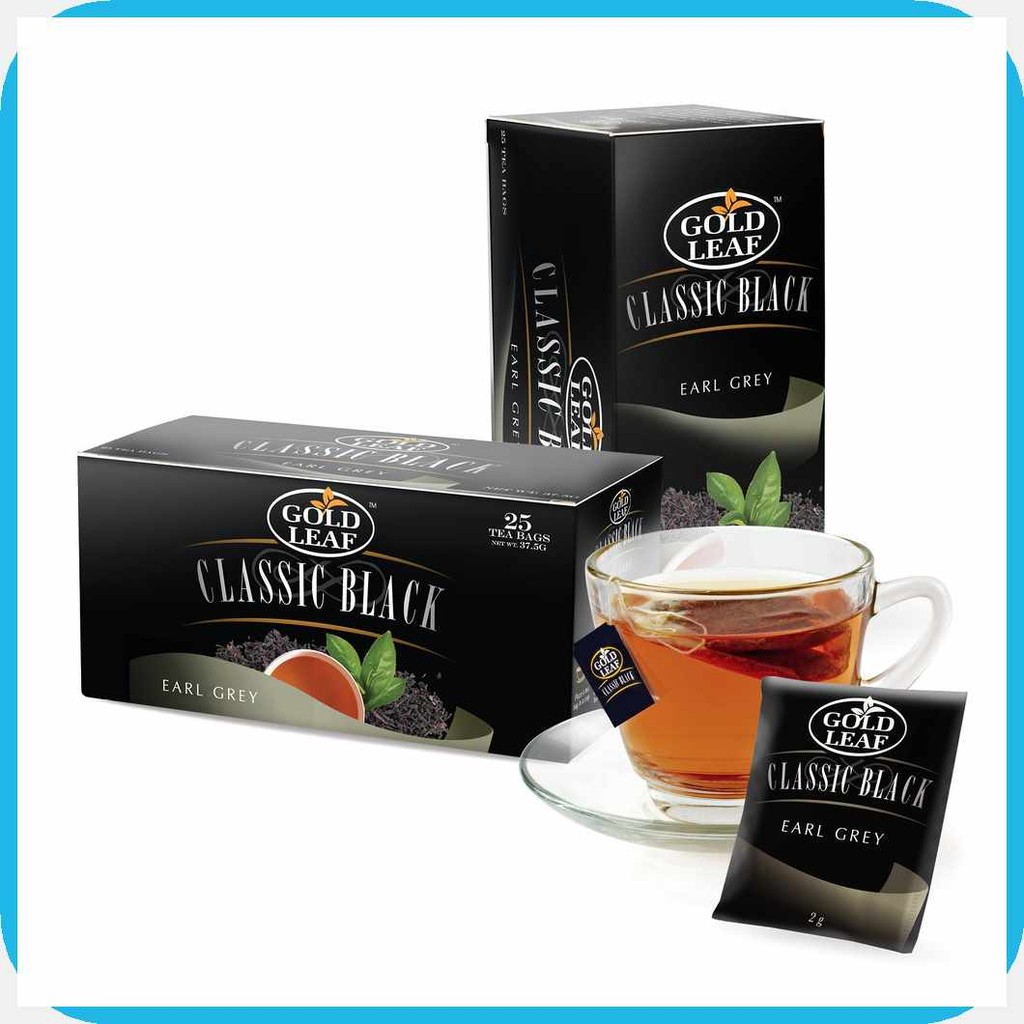 Gold[aS'Leaf}RB,Classic&D`Black:;w`Earl;e`Grey;D`Tea;p`25;dD`Teabags ...