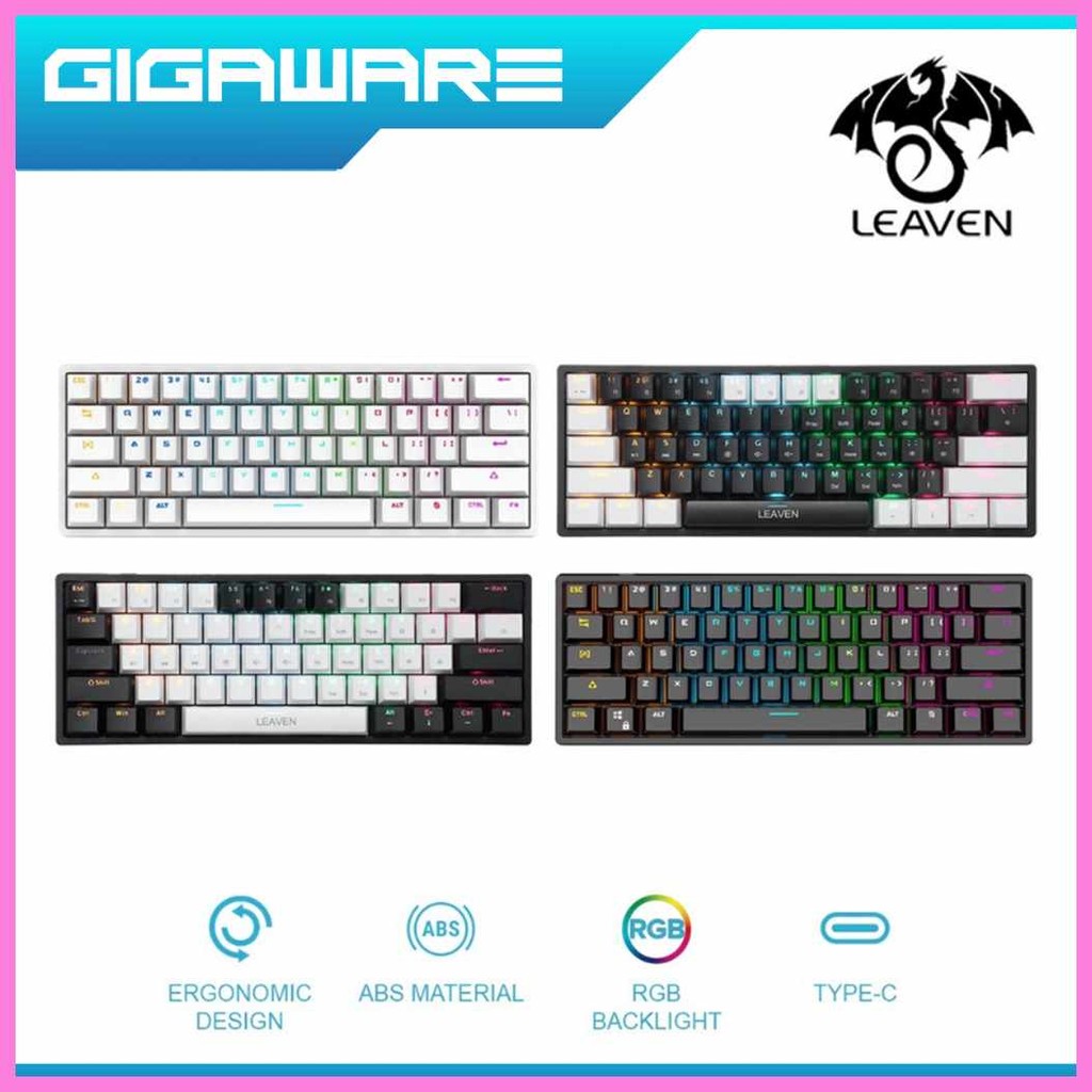 Leaven*ib:K620>W/Mechanical$tV/Keyboard$wW/61$hD/Keys%lR:Hot-swappable ...
