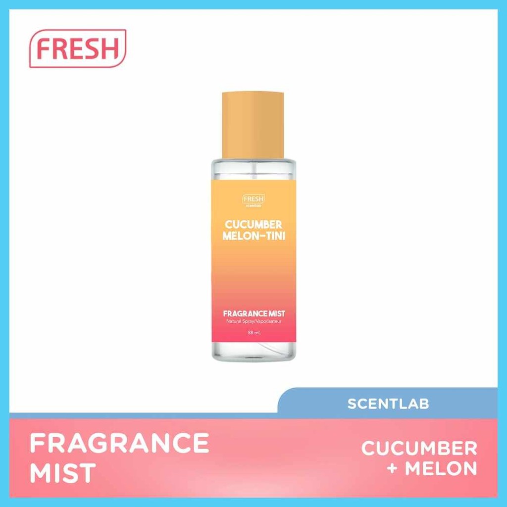 Fresh Scentlab Fragrance Mist NEW Cucumber Melon-tini 88mL | Shopee ...