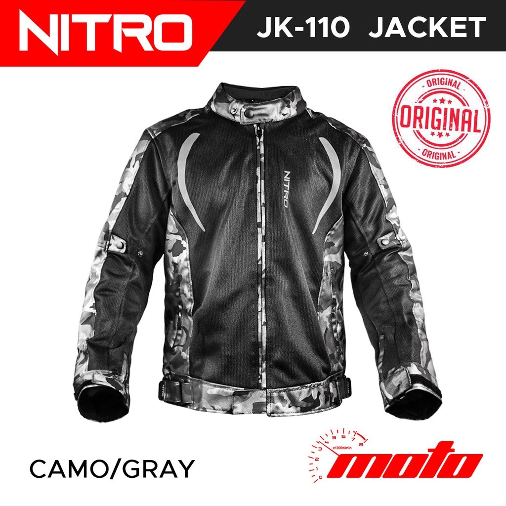 Moto NITRO Riding Jacket JK-110 | Shopee Philippines