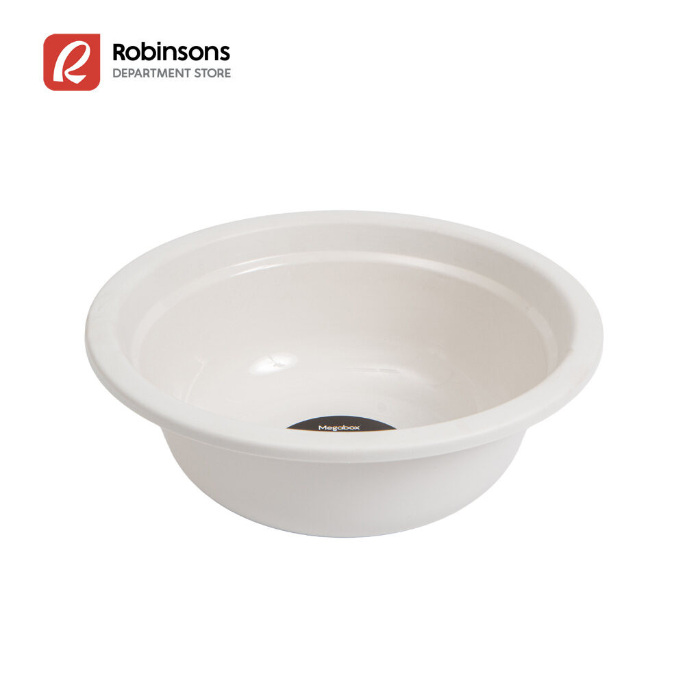 Megabox Laundry Basin Round 5L (Off White) | Shopee Philippines