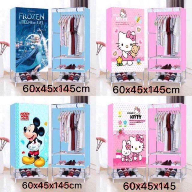 Hello Kitty Frozen Mickey Wardrobe | Shopee Philippines
