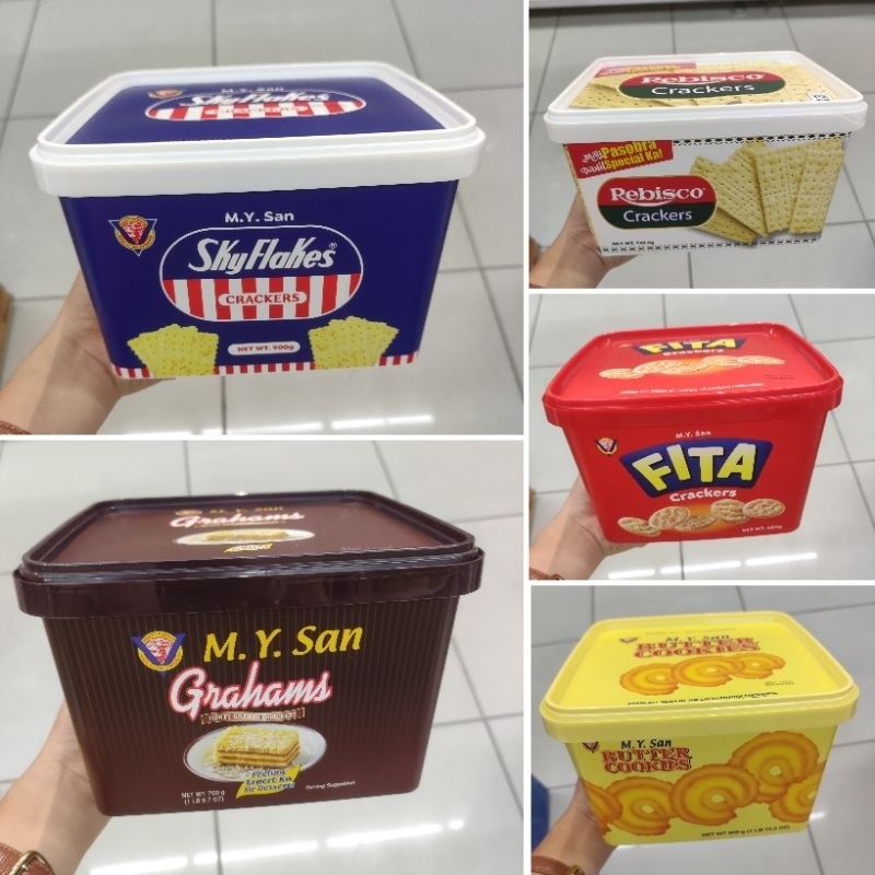 M.Y. San Grahams / SkyFlakes / Fita / Butter Cookies & Rebisco Crackers ...