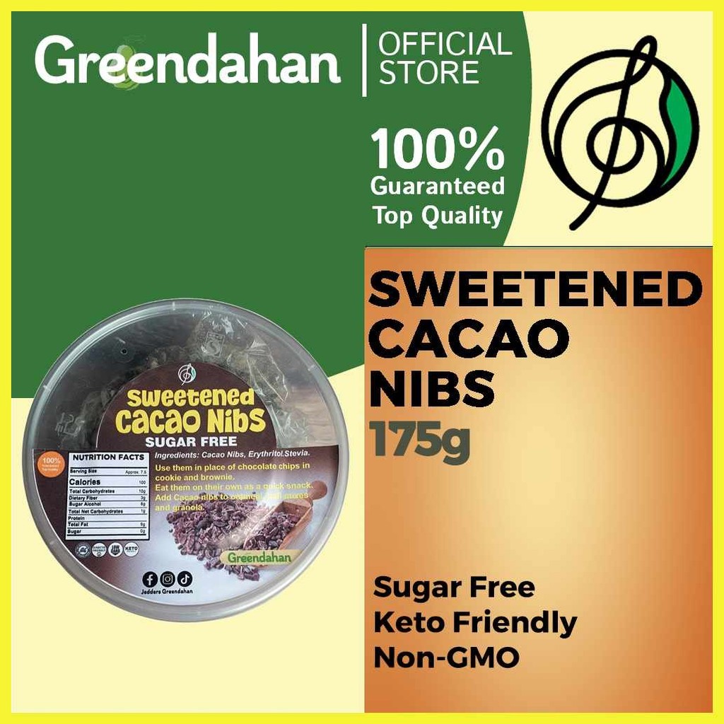 GREENDAHAN/(kO_Sugar|fx:Free,tH[Op@Sweetened,UO[Cacao,CL[Nibs,YS[(with ...