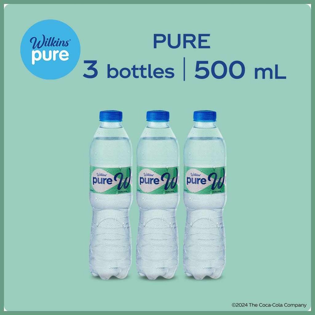 Wilkins Pure Water 500ml - Pack of 3 | Shopee Philippines